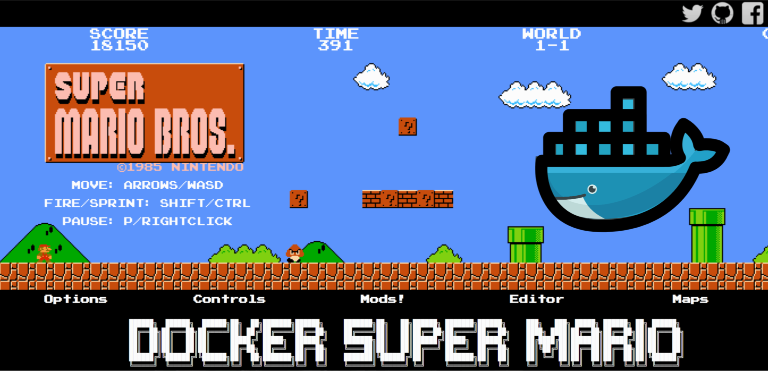 Chơi game huyền thoại Mario bằng Docker container